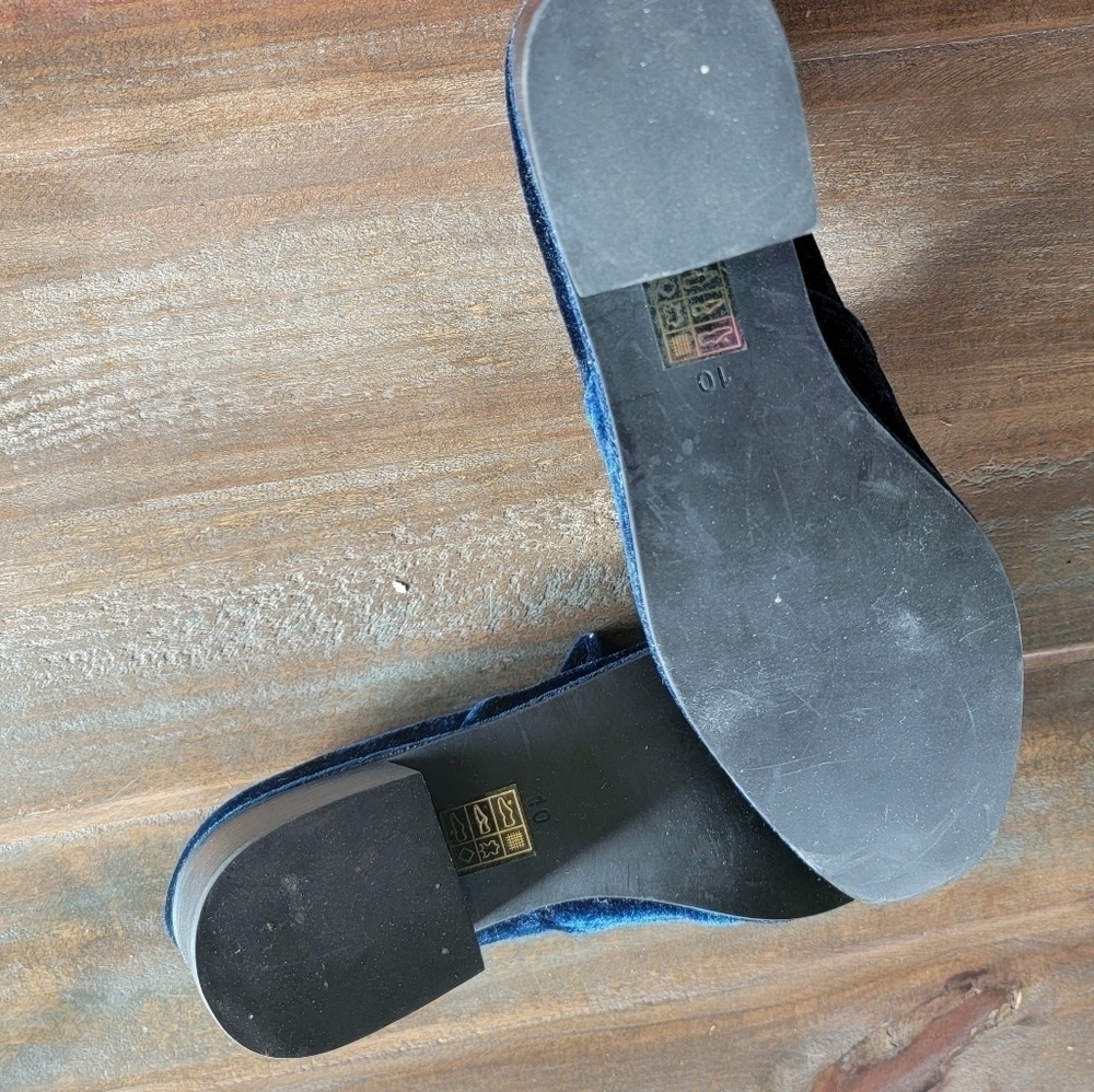 Jeffrey Campbell Blue Velvet Mcgavin Loafer Shoes Wor… - Gem